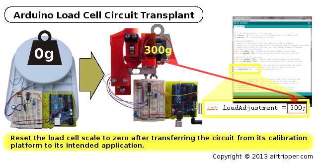 Arduino Load Cell Circuit Transplant | Airtripper's 3D Printer and Arduino Blog